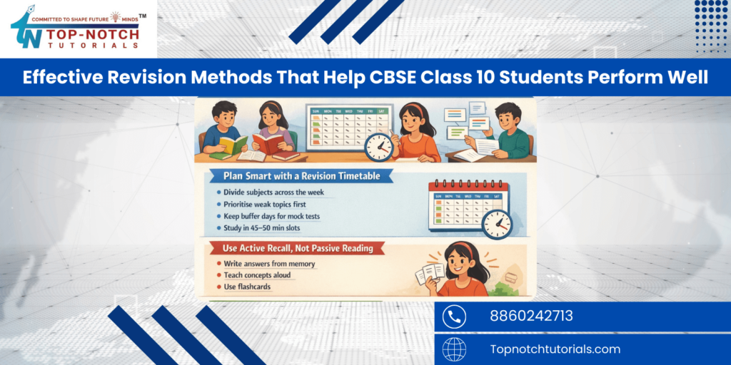 Effective Revision Methods That Help CBSE Class 10 Students Perform ...